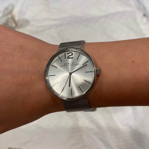 Marc By Marc Jacobs | Accessories | Silver Marc Jacobs Watch | Poshmark